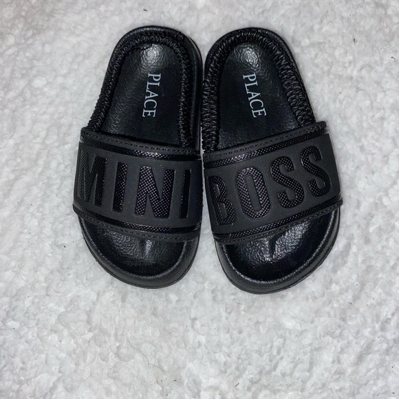 The Children's Place | Shoes | Mini Boss Slides Size 7 | Poshmark